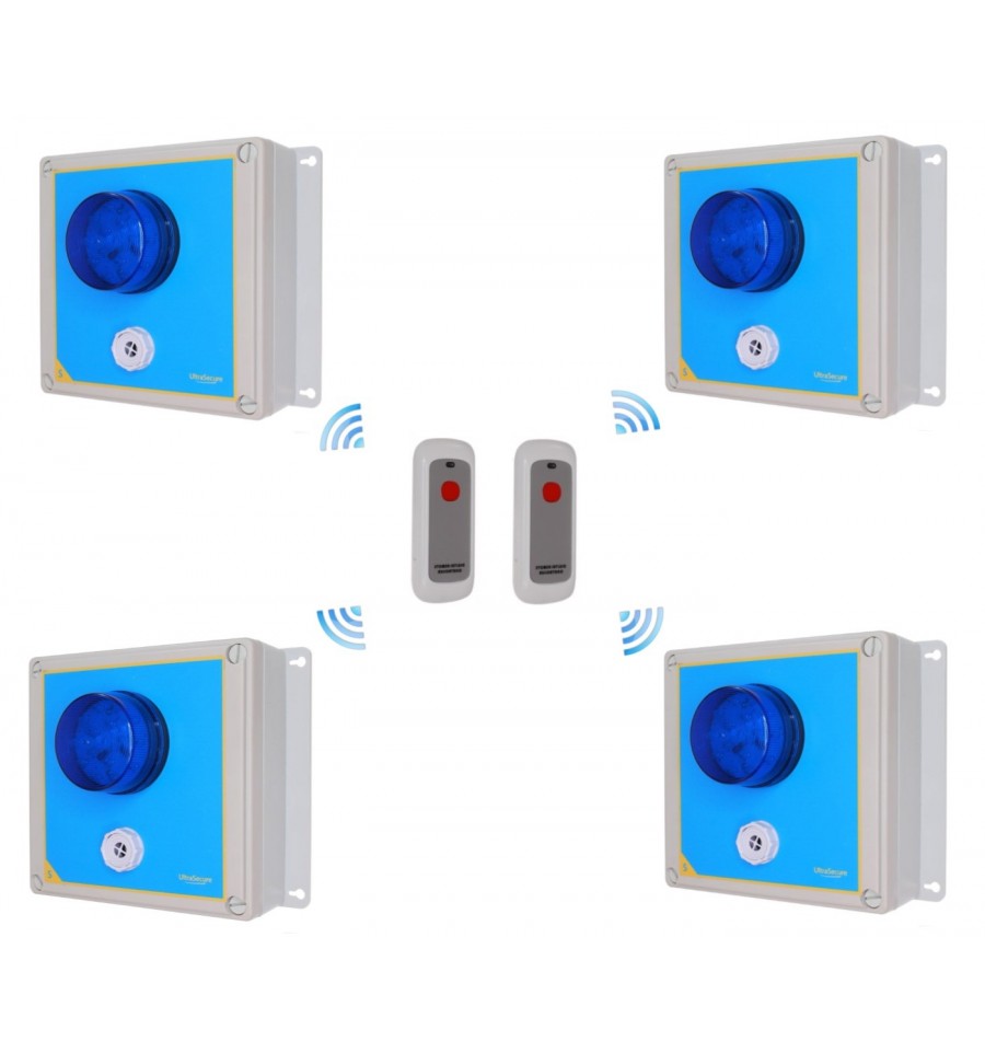 Long Range S Range Wireless Lock Down Alarm & Portable Panic Buttons