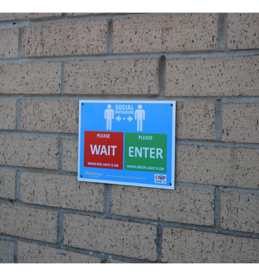 Wall Sign for the Entry Wireless Door Entry Lighting Control Systems