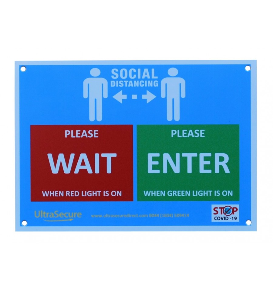 Wall Sign for the Entry Wireless Door Entry Lighting Control Systems