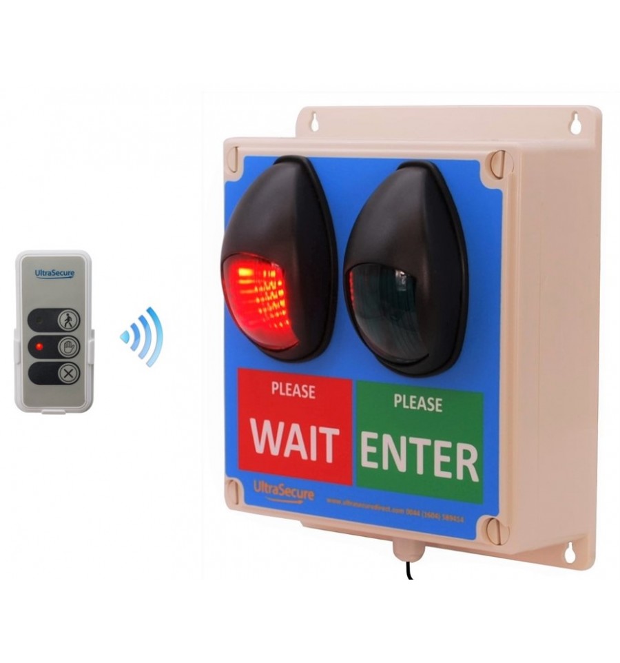 Battery powered Wireless Entry Traffic Light|Intelligent Controller